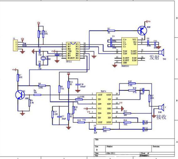 Simple ultrasonic ranging module sensor HC-SR04 and production drawing ...